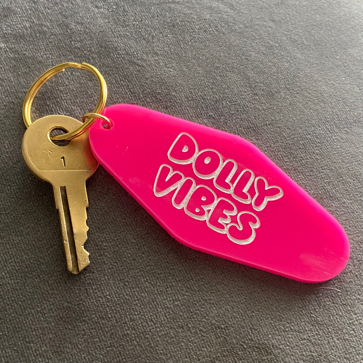 Dolly Vibes Keychain – Blue Jean Boutique